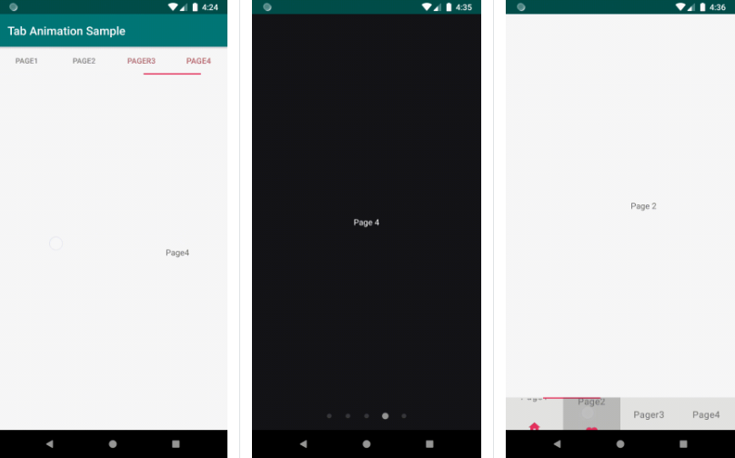 Tab Animations That Sync With The Scrolling Progress Of Viewpager