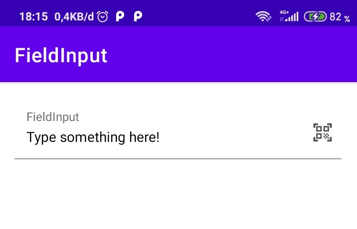 Field Input With Drawable And Click Listener For Drawable