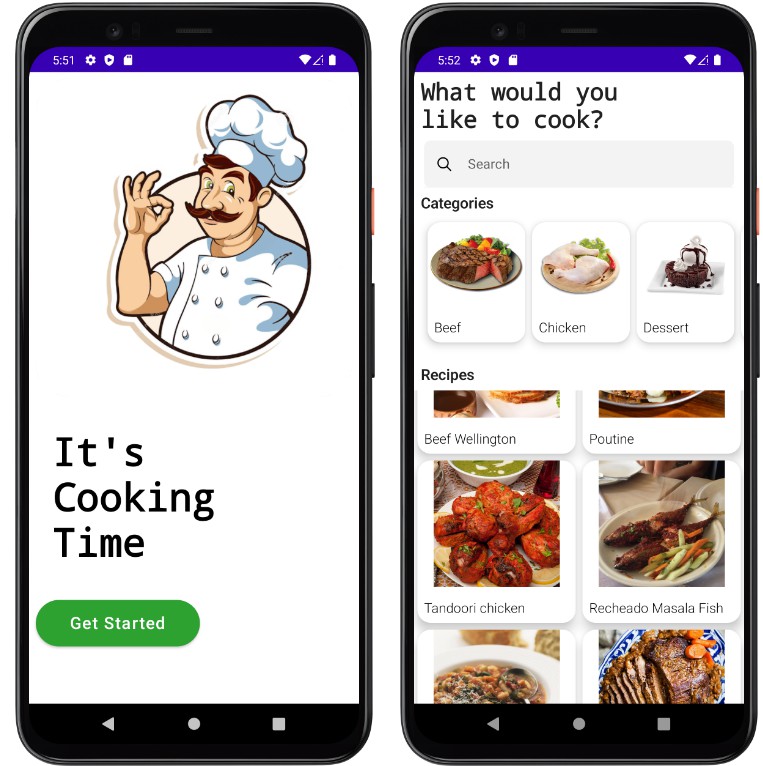 A Food Recipes App Built Using Jetpack Compose